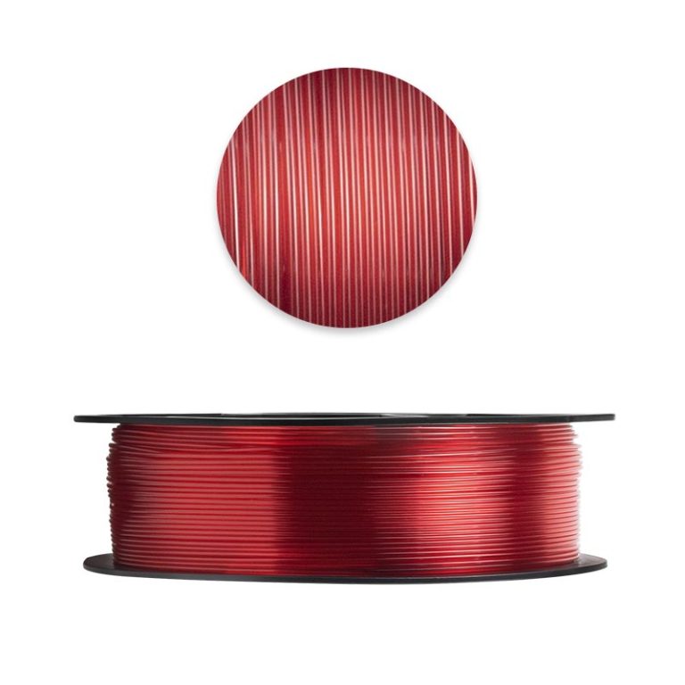 Red Transparent PETG 3D Filament - iSANGHU