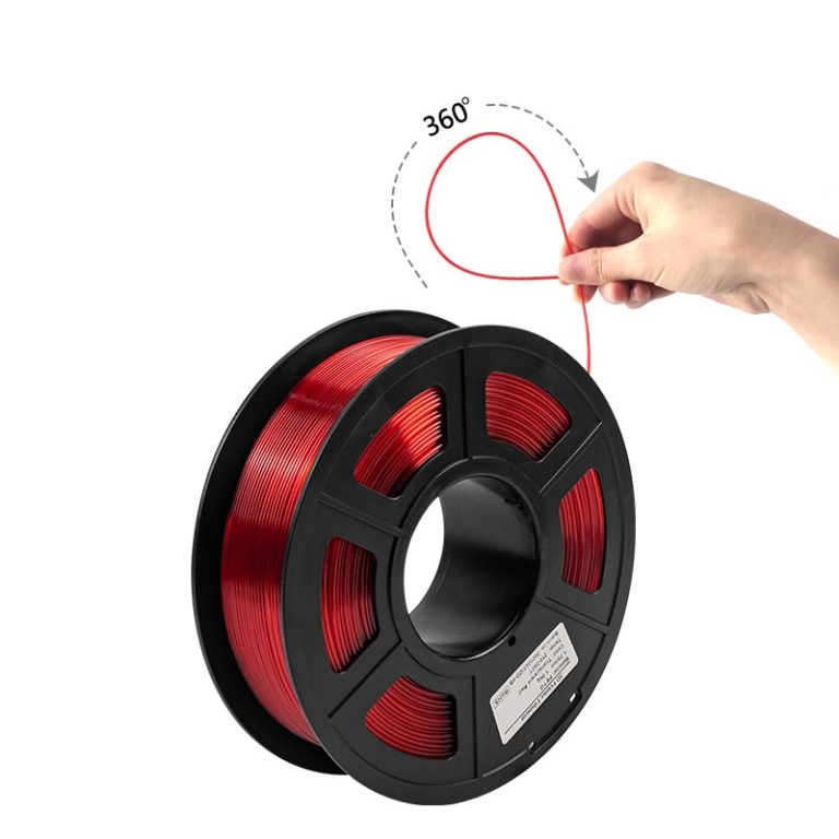 Red Transparent PETG 3D Filament - iSANGHU